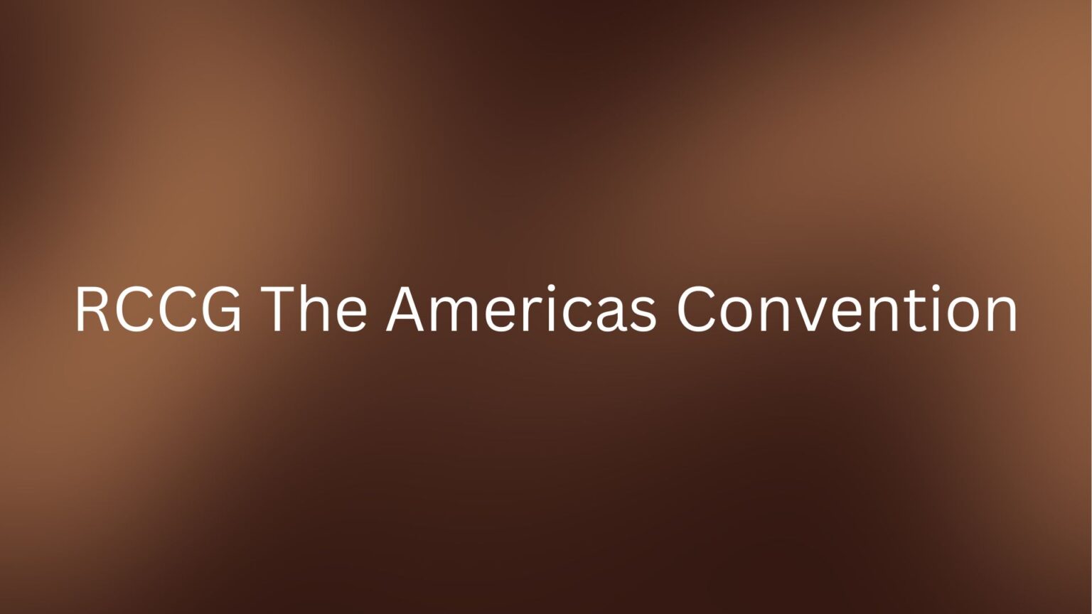 2026 Calendar – North America Operations, RCCG